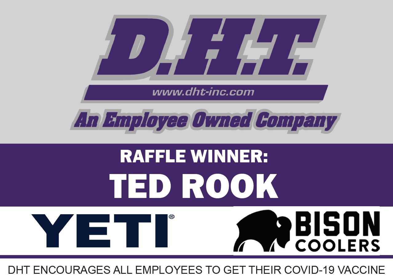 COVID RAFFLE WINNER - TED ROOK! - D.H.T.